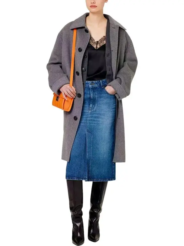 AMI Paris Mid-length Denim Skirt - 480