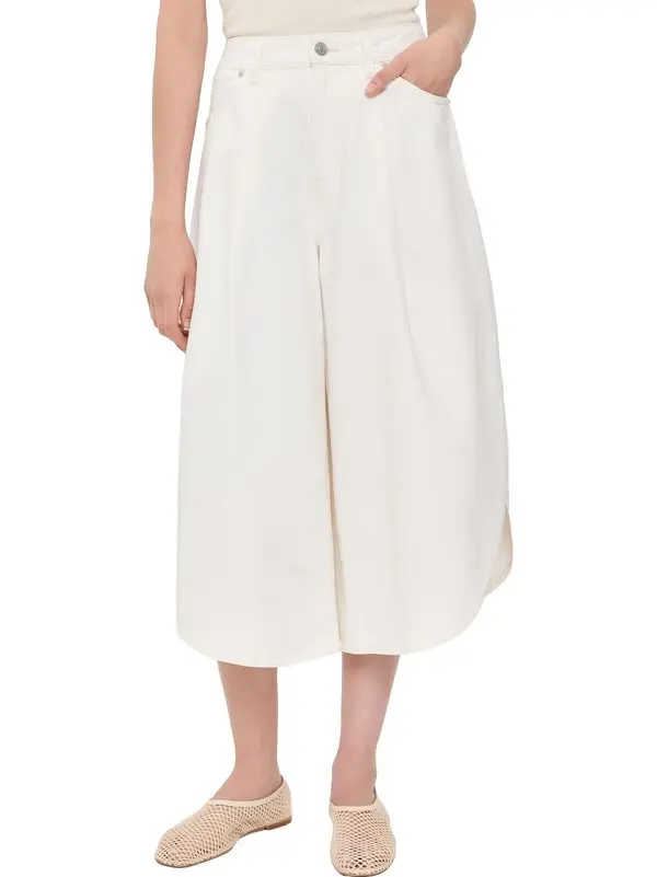 Sea Milene Denim Culottes - White