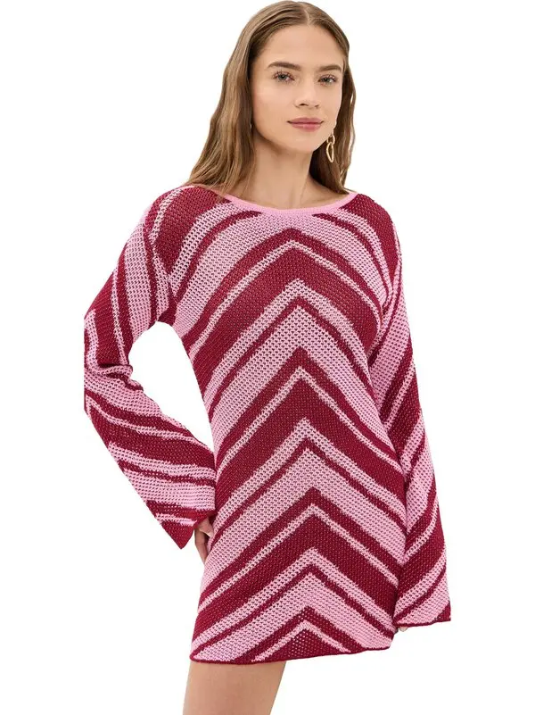 SEVEN WONDERS Mazie Mini Dress - Red/pink