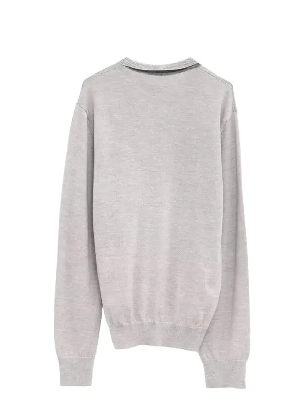 Loewe Anagram Embroidered Sweater - Grey