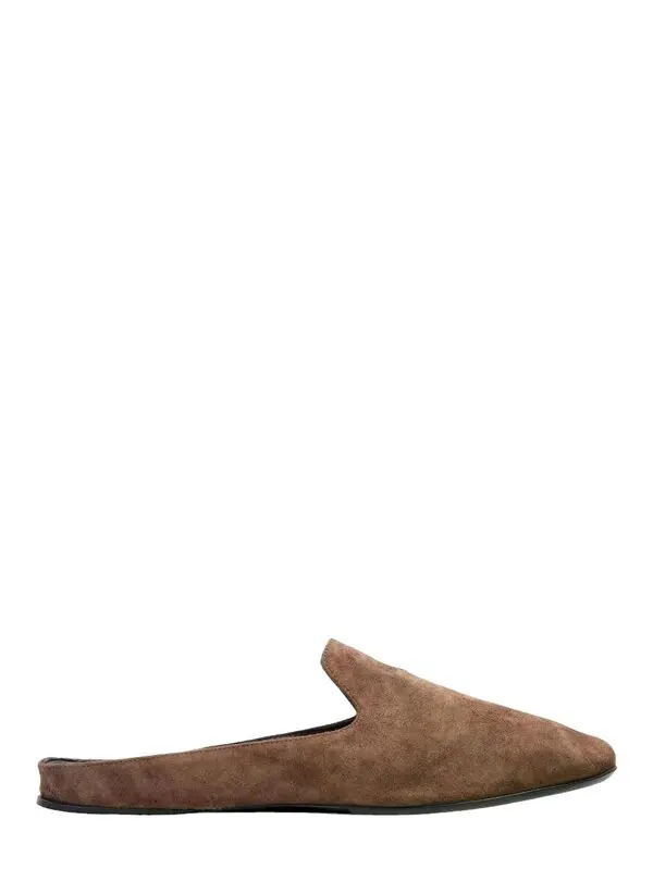 Max Mara Tessile Flat Mules - Brown