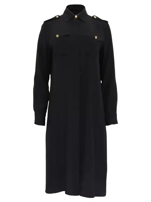 NILI LOTAN Adelaide Shirt Dress - Black