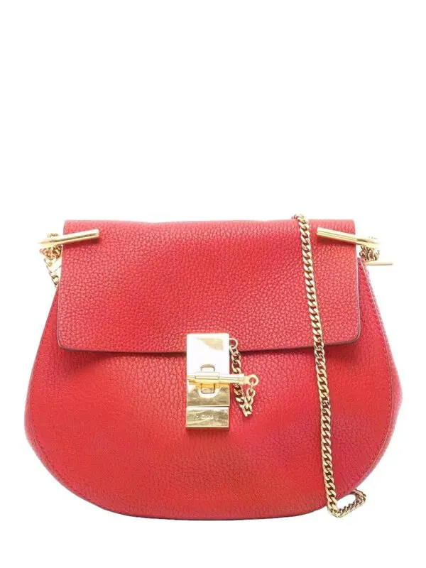 Chloé Drew Chain Shoulder Bag - Red