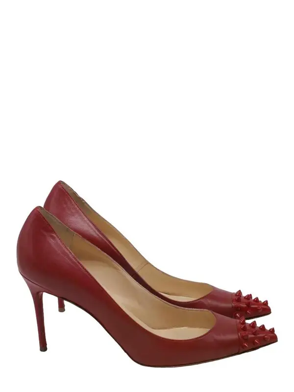 CHRISTIAN LOUBOUTIN Geo Spike Pumps - Red