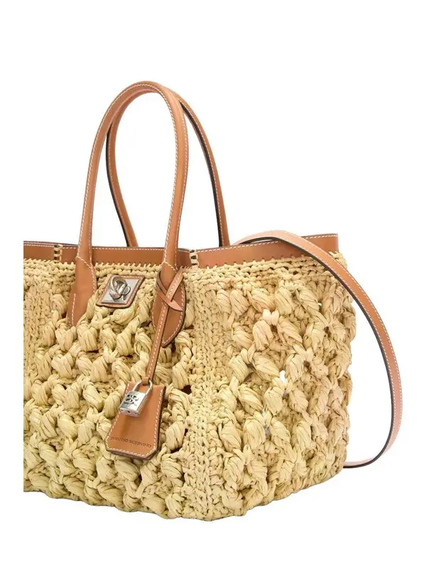 Ermanno Scervino Woven Tote Bag - Neutrals