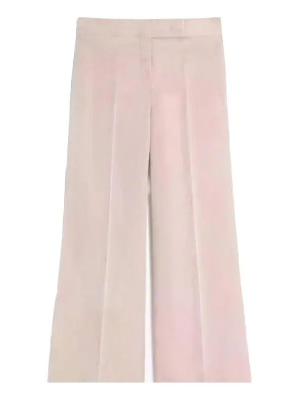 Max Mara Pressed-crease Wide-leg Trousers - Neutrals