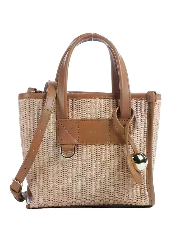Furla Mini Divide It Tote Bag - Neutrals