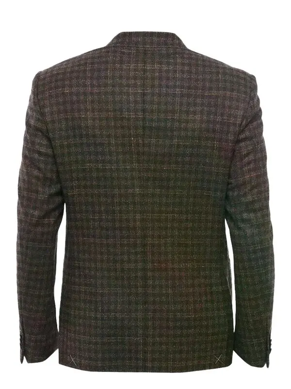 Corneliani Checked Patch-pocket Blazer - Brown
