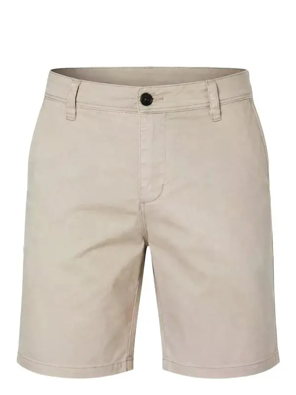 Armani Exchange Logo Plaque Chino Shorts - Neutrals