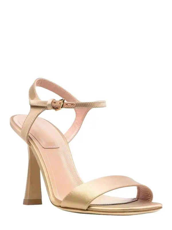 Alberta Ferretti 90mm Ankle-strap Sandals - Neutrals