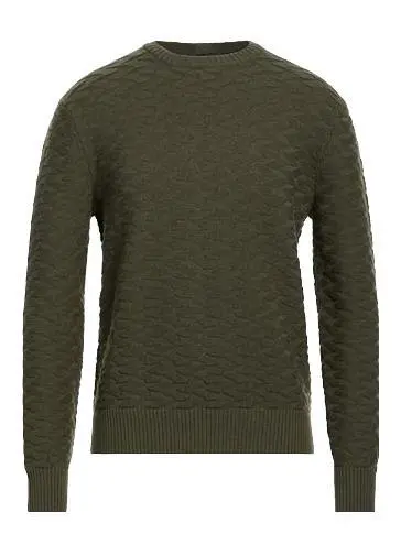 Giorgio Armani Virgin Wool & Polyester Crewneck Sweater - Green