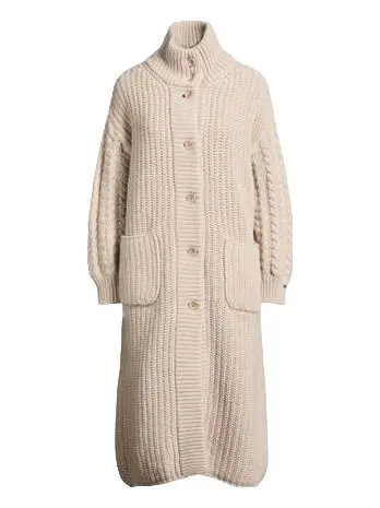 Herno Long Wool Cardigan - Grey