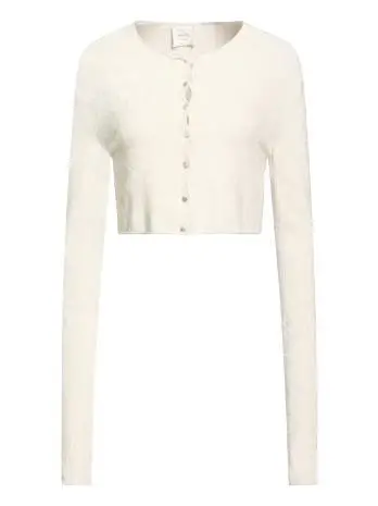 ALYSI Cropped Cardigan - Beige