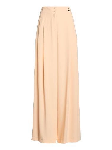 Patrizia Pepe Recycled Polyester Wide-leg Pants - Apricot