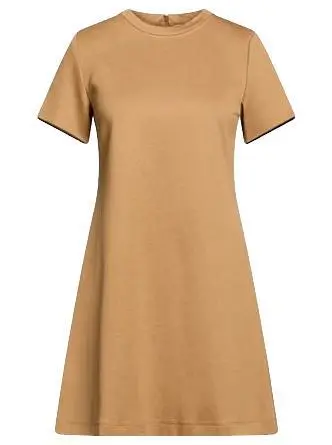 Paul & Joe Cotton Blend Mini Dress - Beige