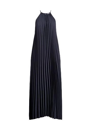 Paul & Joe Pleated Maxi Dress - Charcoal