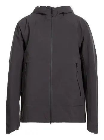 JACK WOLFSKIN Hooded Zip-up Windbreaker Jacket - Grey