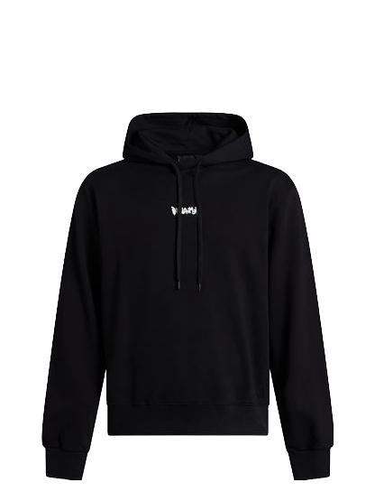 DISCLAIMER Cotton French Terry Hoodie - Black