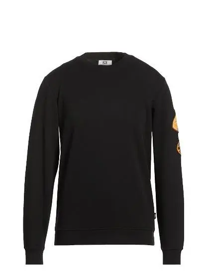 Iceberg Crewneck Sweatshirt With Patches - Black