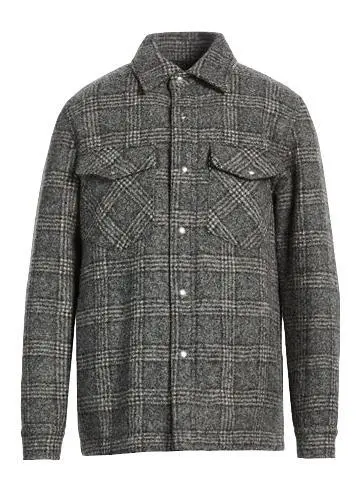 DEPARTMENT 5 Virgin Wool Tartan Jacket - Grey