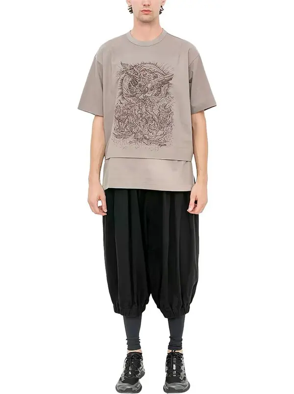 SONGZIO Ghost Fold T-shirt - Neutrals