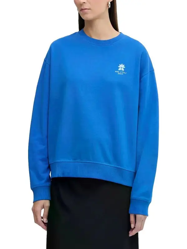 Marc O'polo Graphic Print Long Sleeve Sweatshirt - Blue
