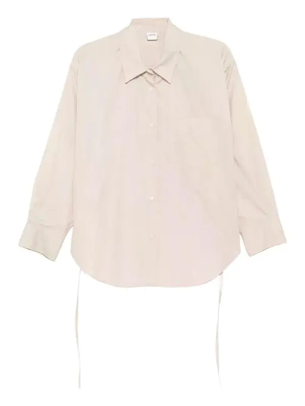 Aspesi Long-sleeve Shirt With Chest Pocket - Neutrals