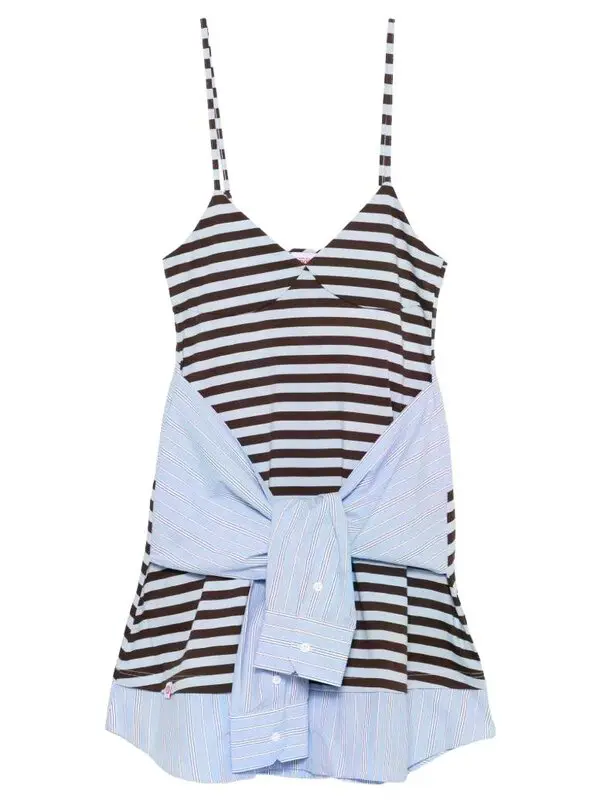 CHARLES JEFFREY Merge Hug Mini Dress - Blue