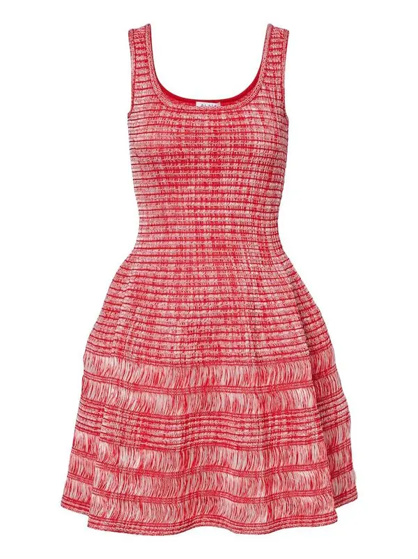 Alaïa Woven Minidress - Red