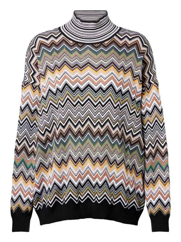 Missoni Zigzag V-neck Sweater - Multicoloured