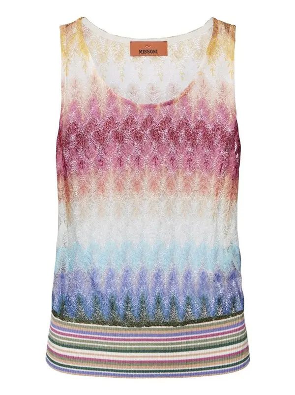 Missoni Knitted Tank Top - Multicoloured