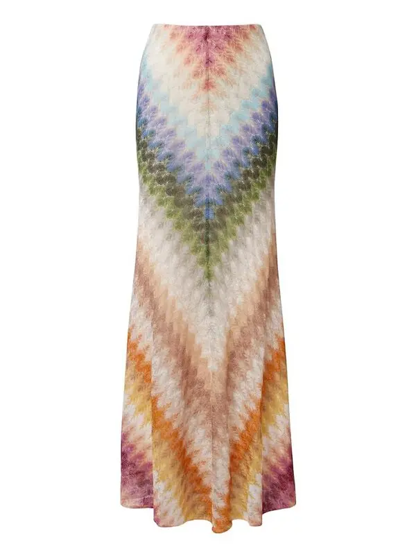 Missoni Knitted Maxi Skirt - Multicoloured