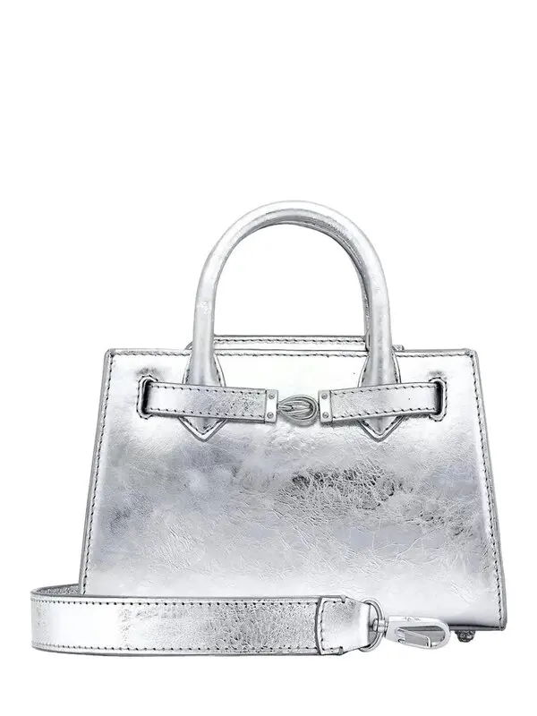 Tyler Ellis Winnie Mini Tote Bag - Silver