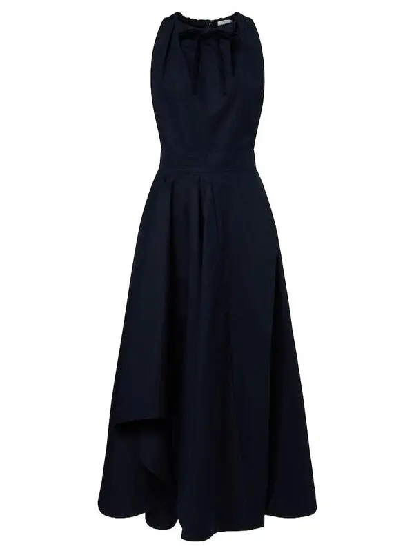 Givenchy Cotton Midi Dress - Blue