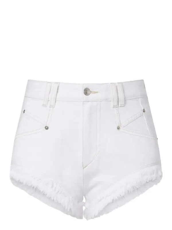 Isabel Marant Étoile Eneidala Denim Shorts - White