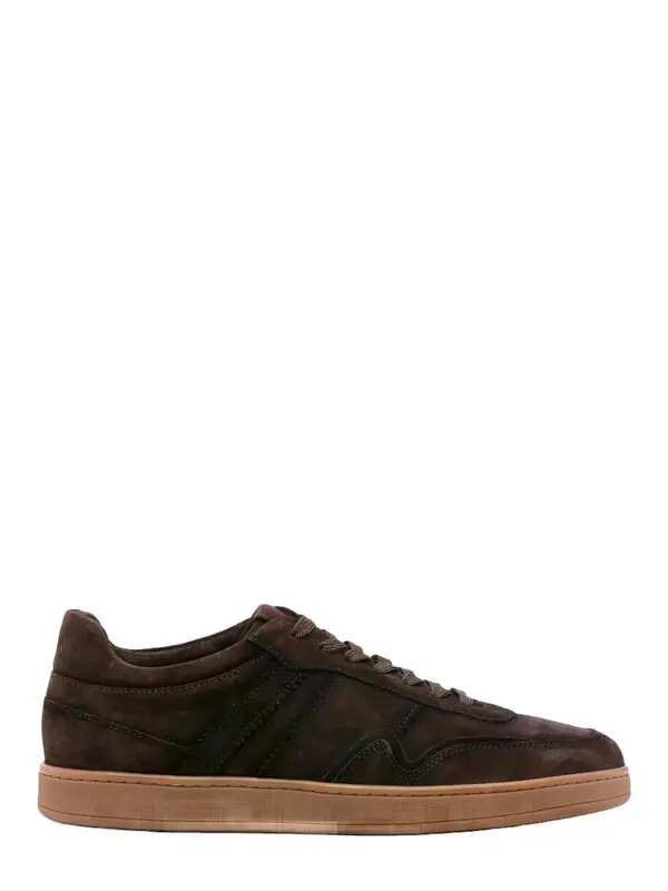JOHN HARRISON Suede Panelled Sneakers - Brown