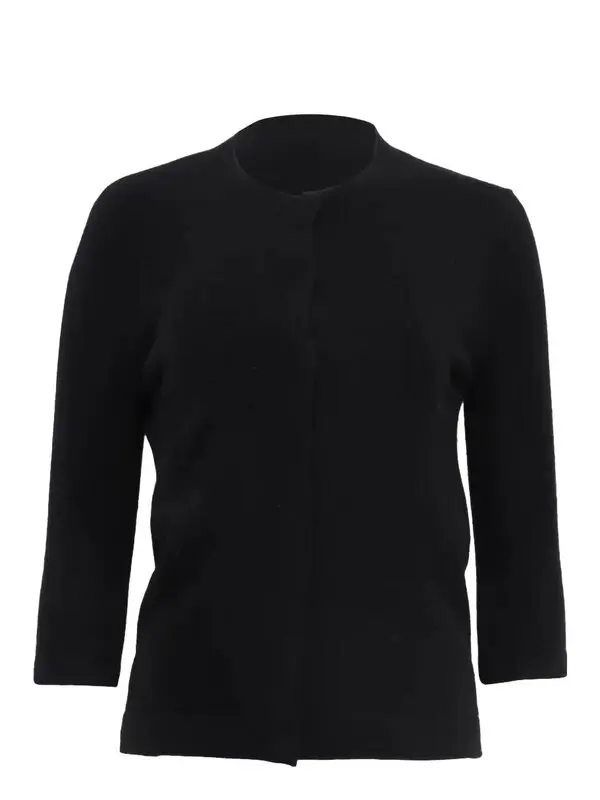 Balenciaga Cashmere Knit Cardigan - Black