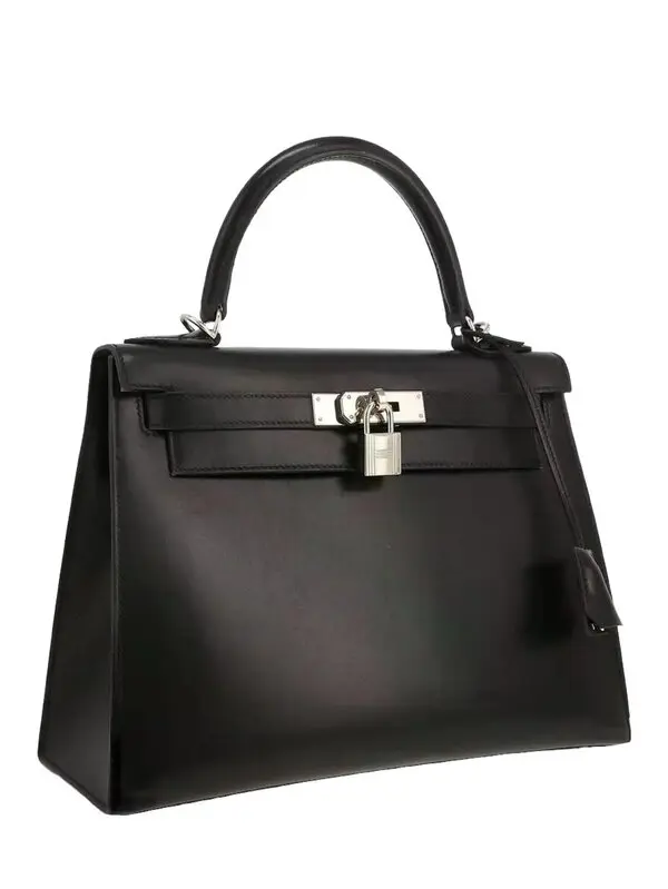 Hermès 28 Kelly Handbag - Black