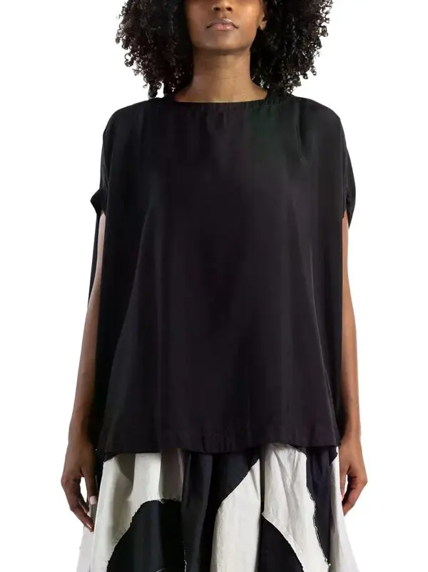CASEY CASEY Tulipy Francesca Top - Black