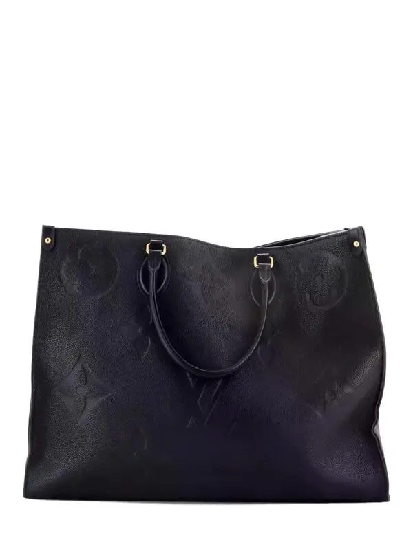 LOUIS VUITTON Onthego Monogram Empreinte Giant Gm Tote Bag - Black