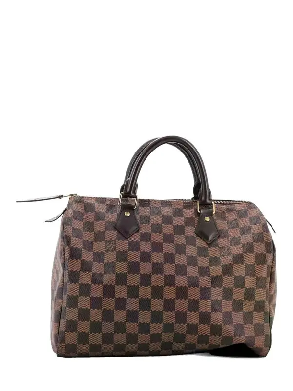 LOUIS VUITTON Speedy 30 Satchel Handbag - Brown