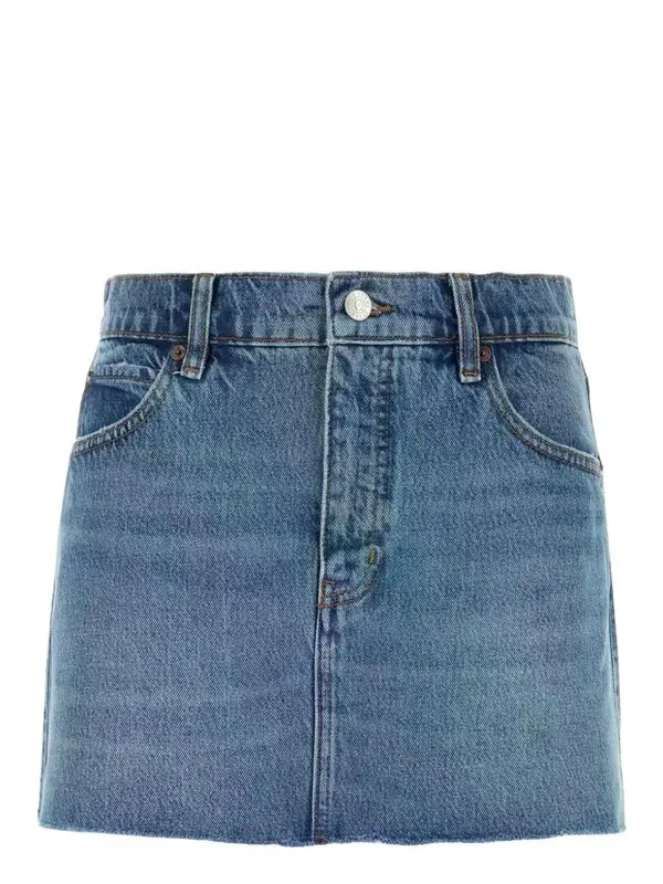 FRAME Denim Mini Skirt - Blue
