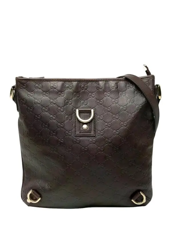 Gucci Abbey D Ring Crossbody Bag - Brown