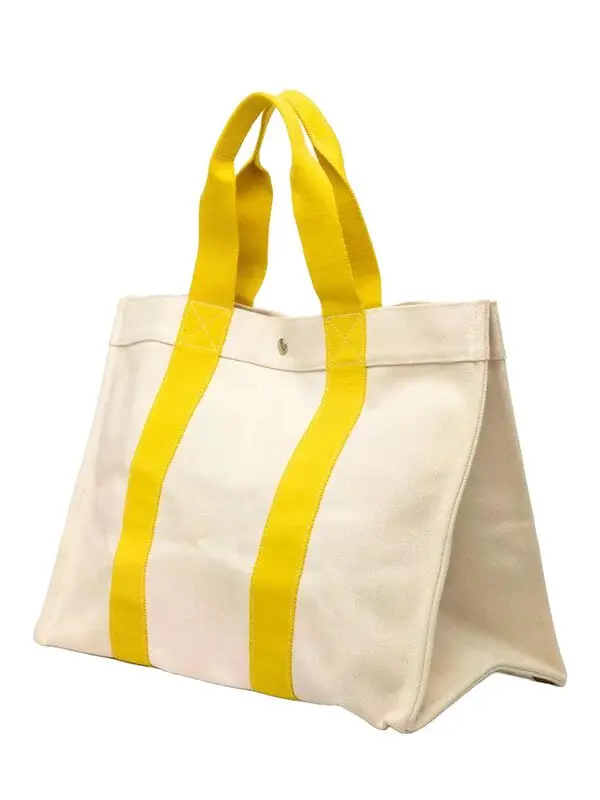 Hermès Toile Bora Bora Gm Tote Bag - Yellow