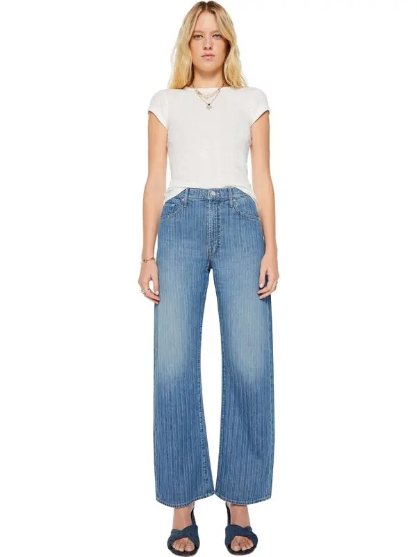 MOTHER The Lasso Sneak Streamline Jeans - Blue
