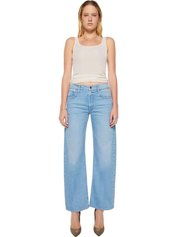 MOTHER Barrel Leg Jeans - Light Blue