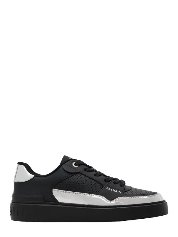 Balmain B-court Leather Trainers - Black