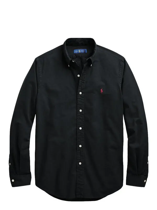Polo Ralph Lauren Polo-pony-motif Shirt - Black