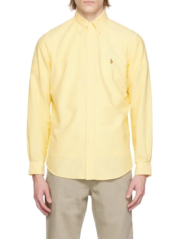 Polo Ralph Lauren Logo Buttoned Shirt - Nude