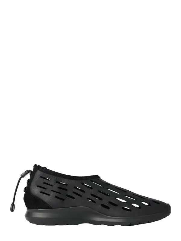 Our Legacy Perforated Vamp Sneakers With Vibram Vi-lite Sole - Black